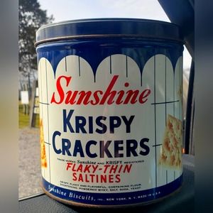 Antique | Accents | Antique Sunshine Krispy Crackers Tin | Poshmark